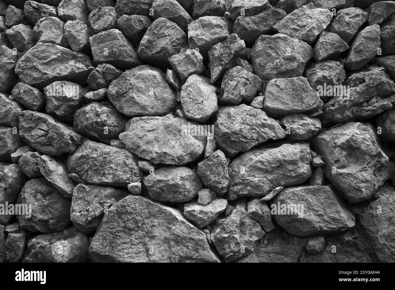 Typical stone walls, Sant Elm, San Telmo, Andratx, Tramuntana Mountains ...