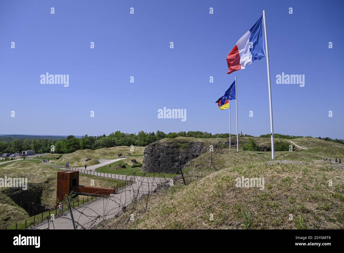 Fort de Douaumont, French fortress from the First World War, Verdun ...