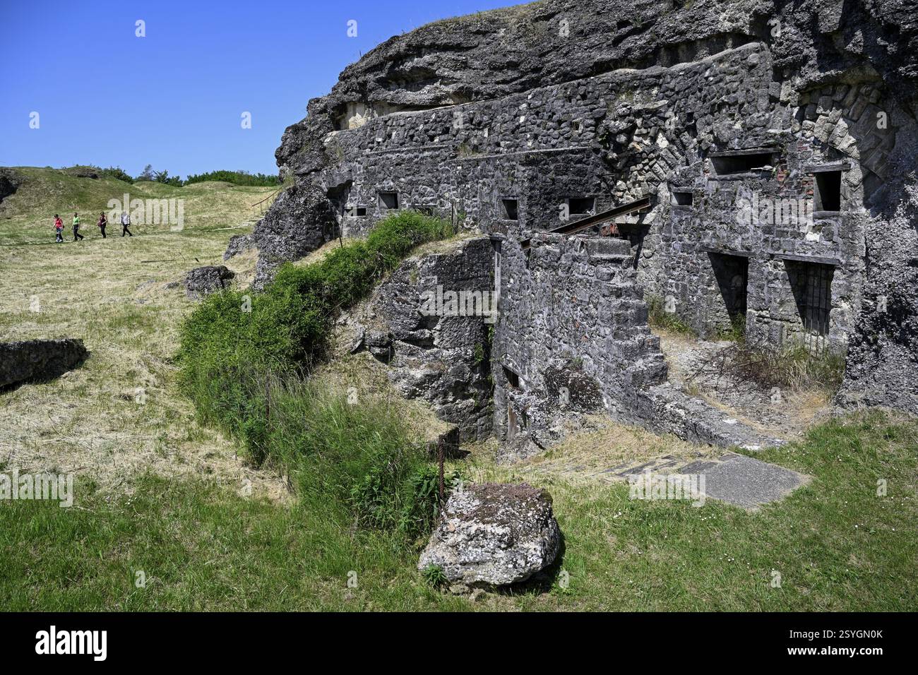 Fort de Douaumont, French fortress from the First World War, Verdun ...