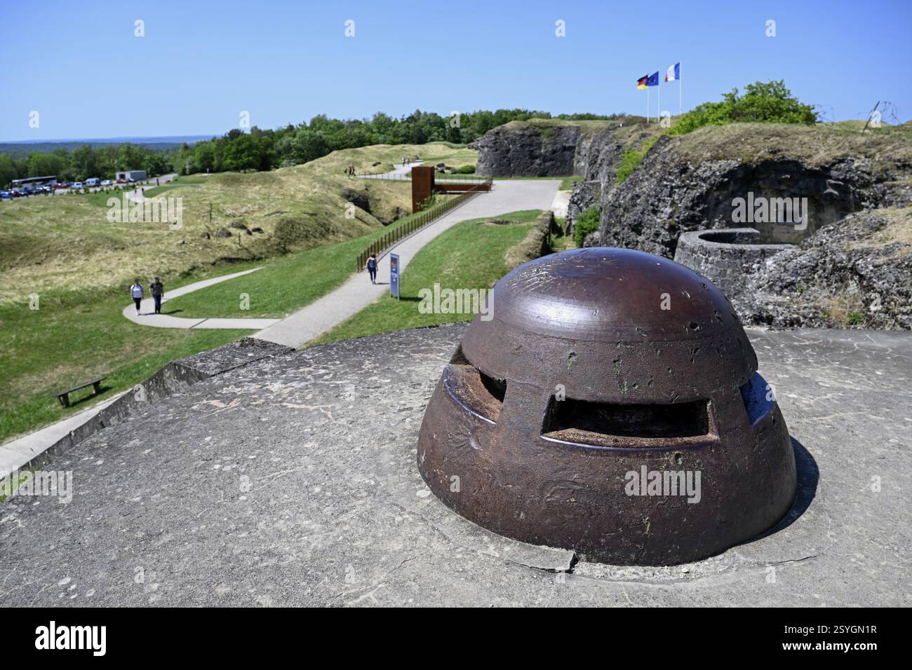 Fort de Douaumont, French fortress from the First World War, Verdun ...