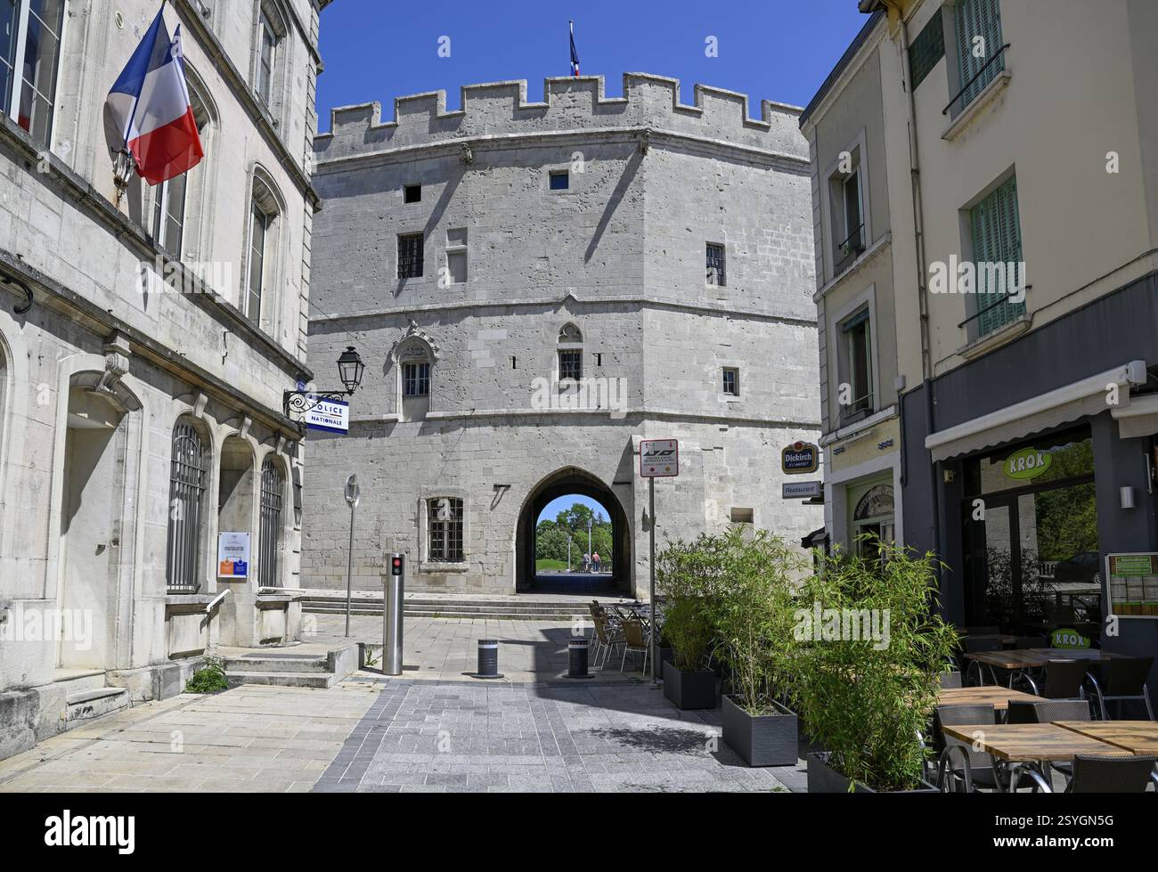 Historic old town centre of Verdun, Grand Est region, France, Europe ...
