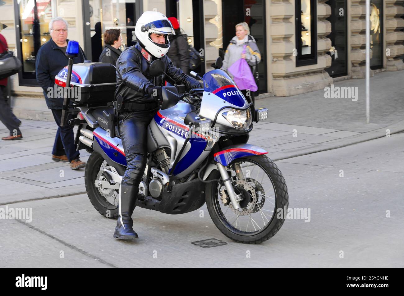 Vienna police motorcycles hi-res stock photography and images - Alamy