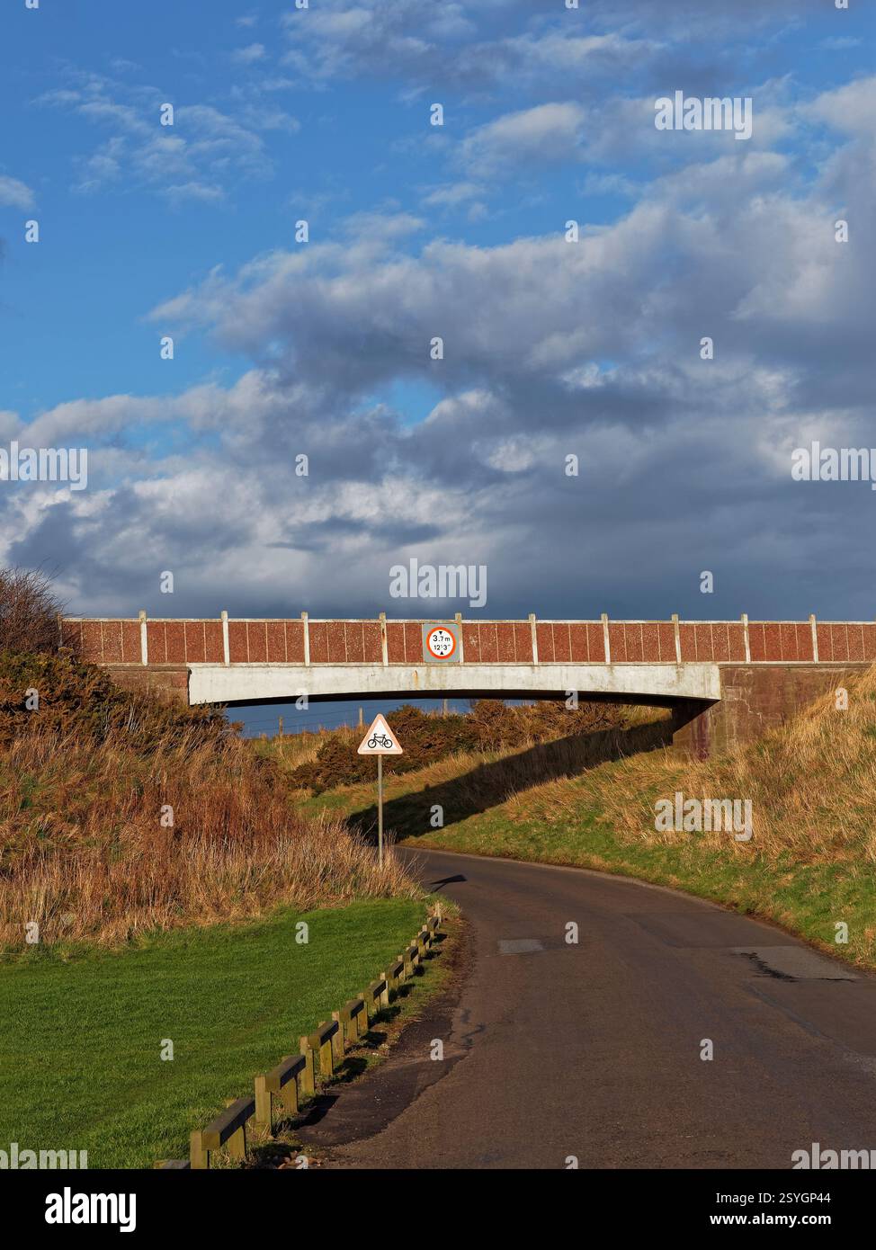 A small Stone and Brick Footbridge crossing Kings Drive at ArbroathÕs ...