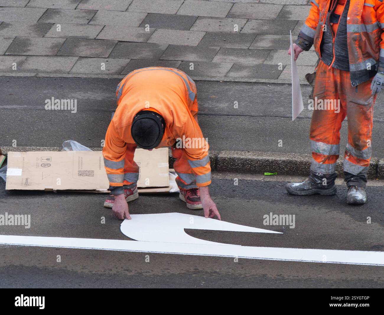 Beobachtungen bei einer Gleisbaubaustelle in NRW in Deutschland ...