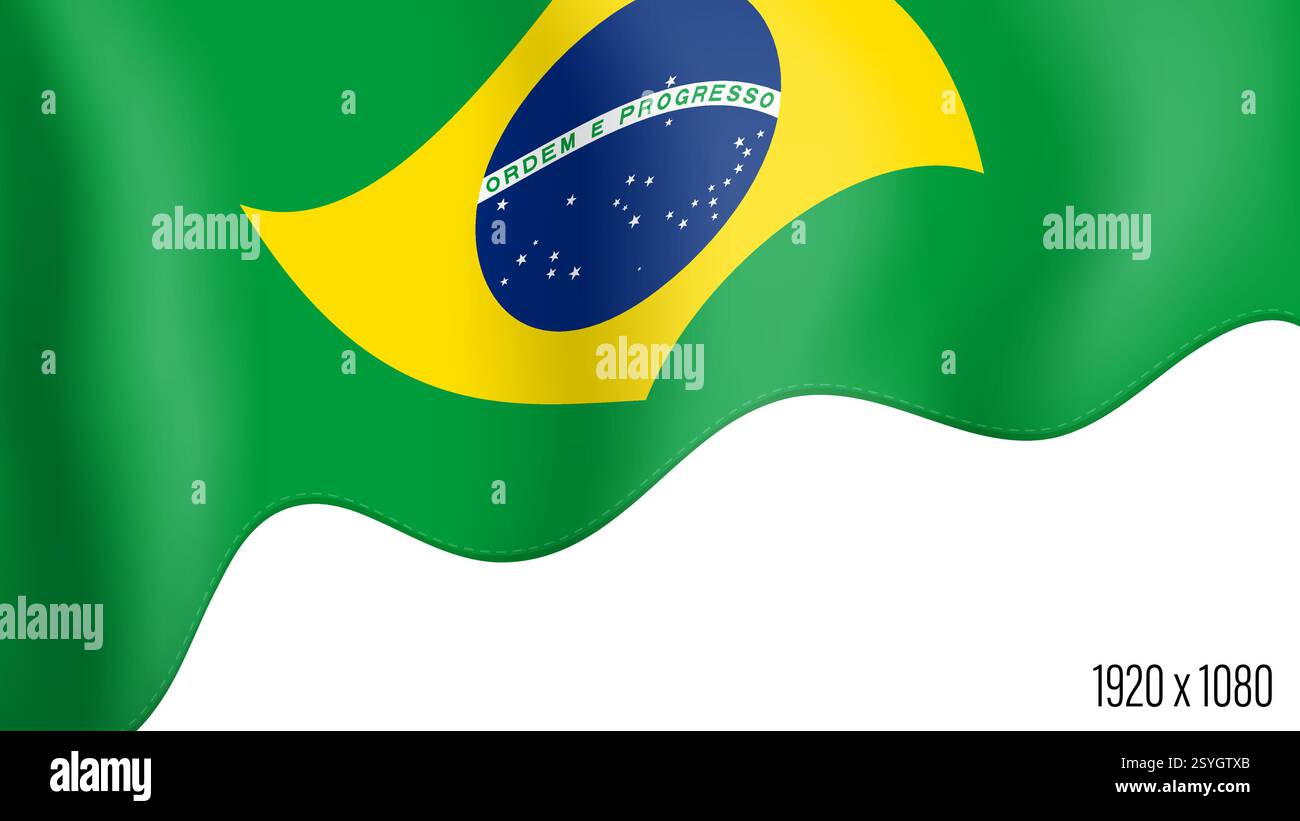 Brazilian flag hd Stock Vector Images - Alamy
