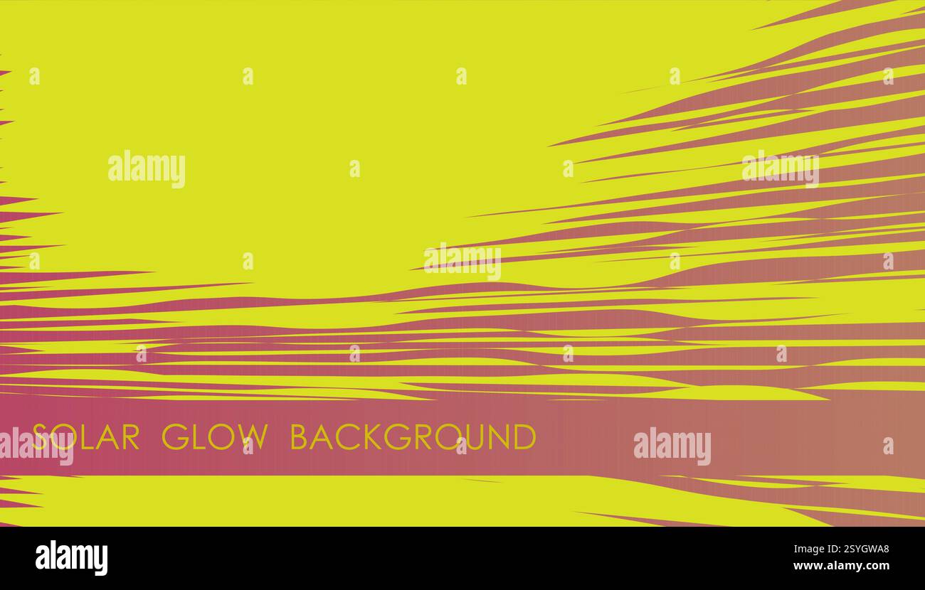 Horizontal solar glow abstract background with hot sunbeam ray, cover ...