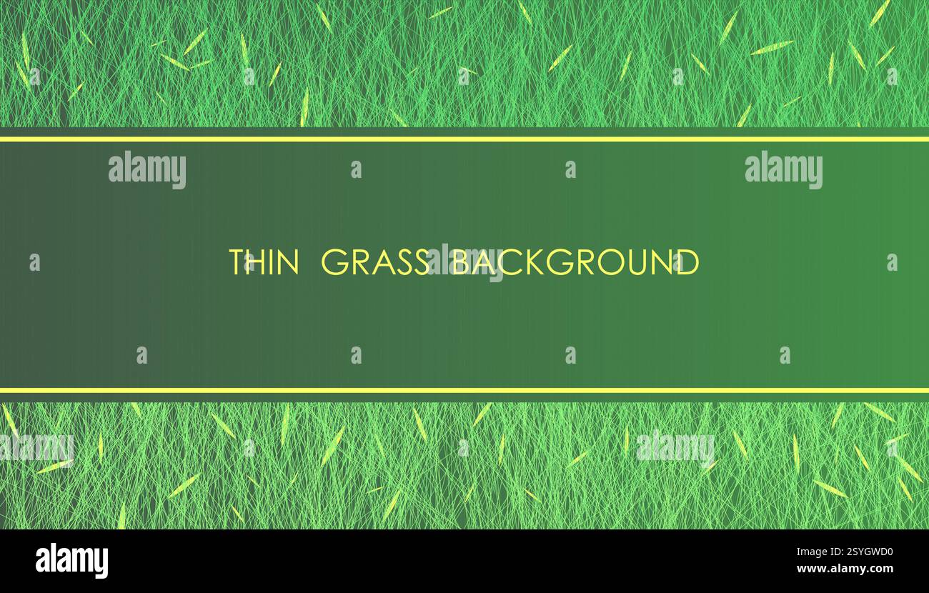 Horizontal green herb abstract background with prairie field, cover ...