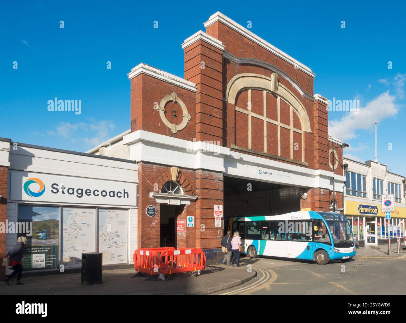 Workington bus station, the first purpose built covered bus station in ...