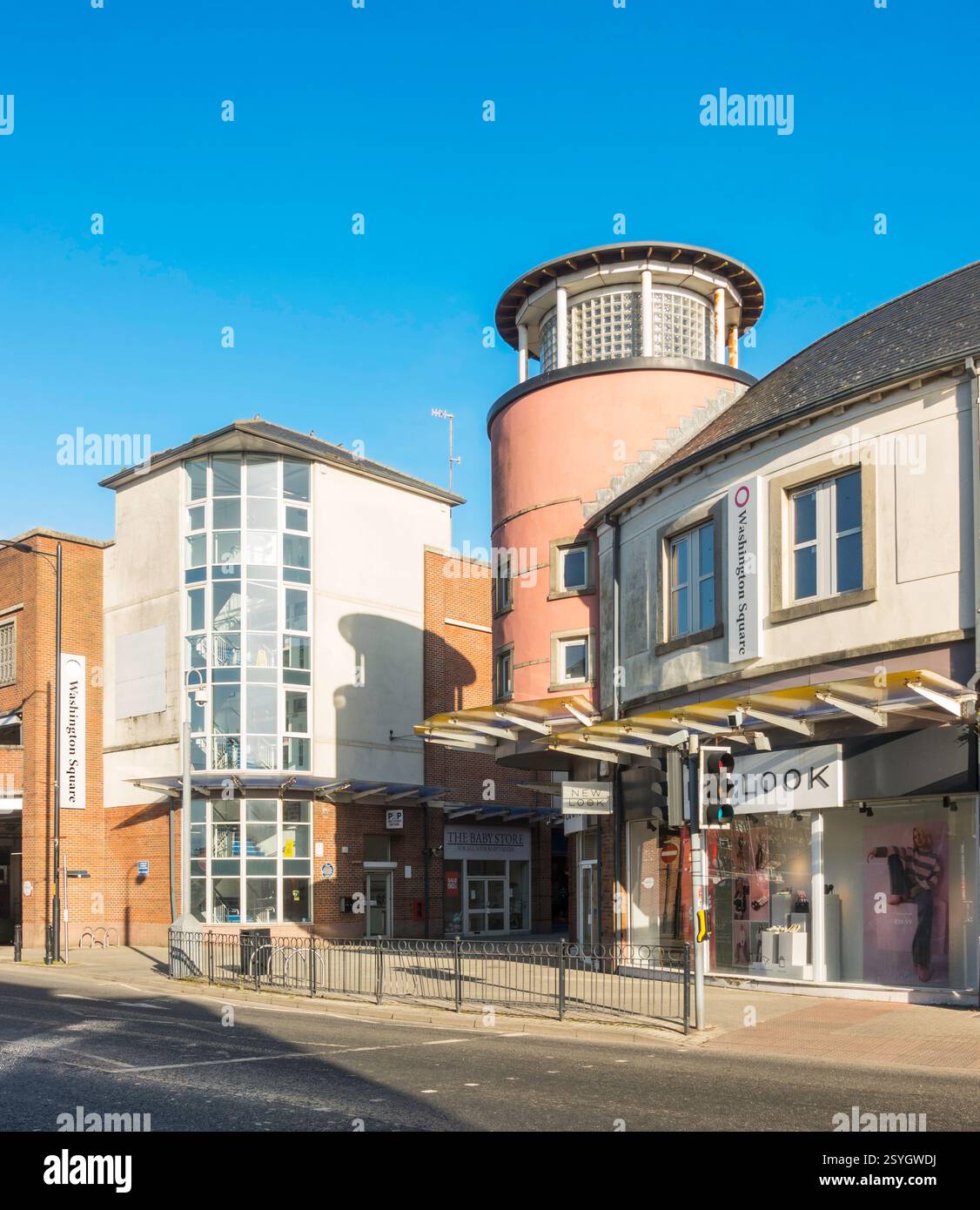 Entrance to the Washington Square shopping centre in Workington ...