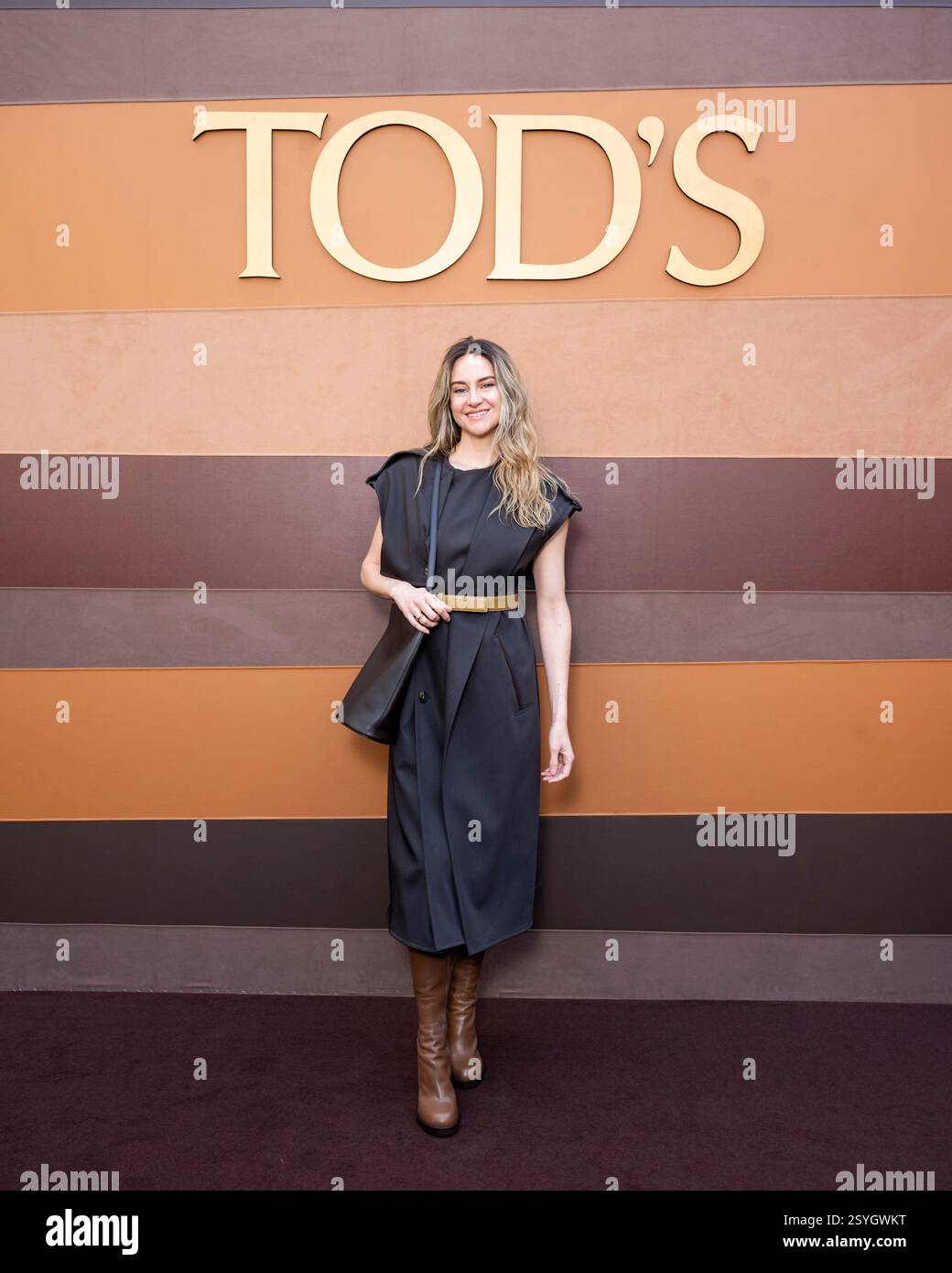 Italy. 28th Feb, 2025. Shailene Woodley Milano Fashion Week - Women F/W 25-26 Tod's fashion show ...