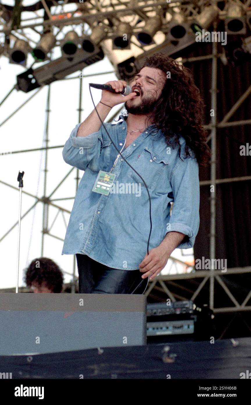 Milan Italy 08/07/1994 : Francesco Renga ,singer of the rock band ...