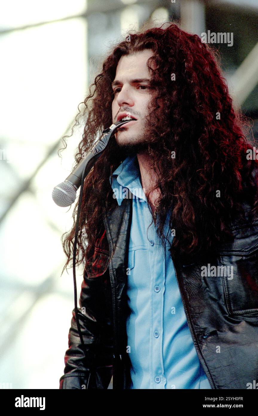 Roma Italy 01/05/1997 : Francesco Renga ,singer of the rock band ...