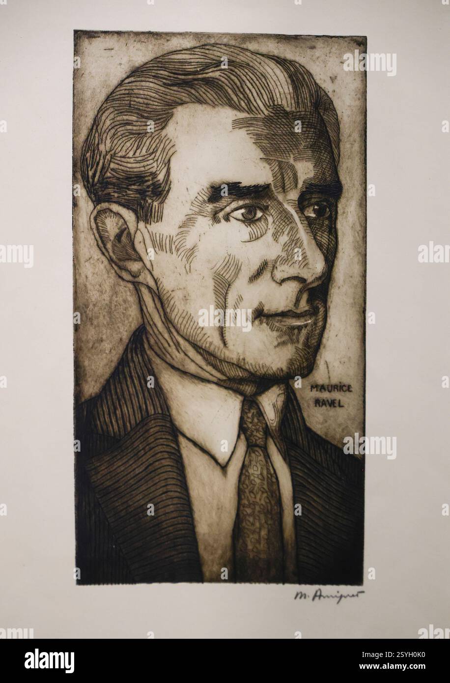 RAVEL BOLERO THE MUSICAL EXHIBITION AT PHILHARMONIE OF PARIS Stock ...