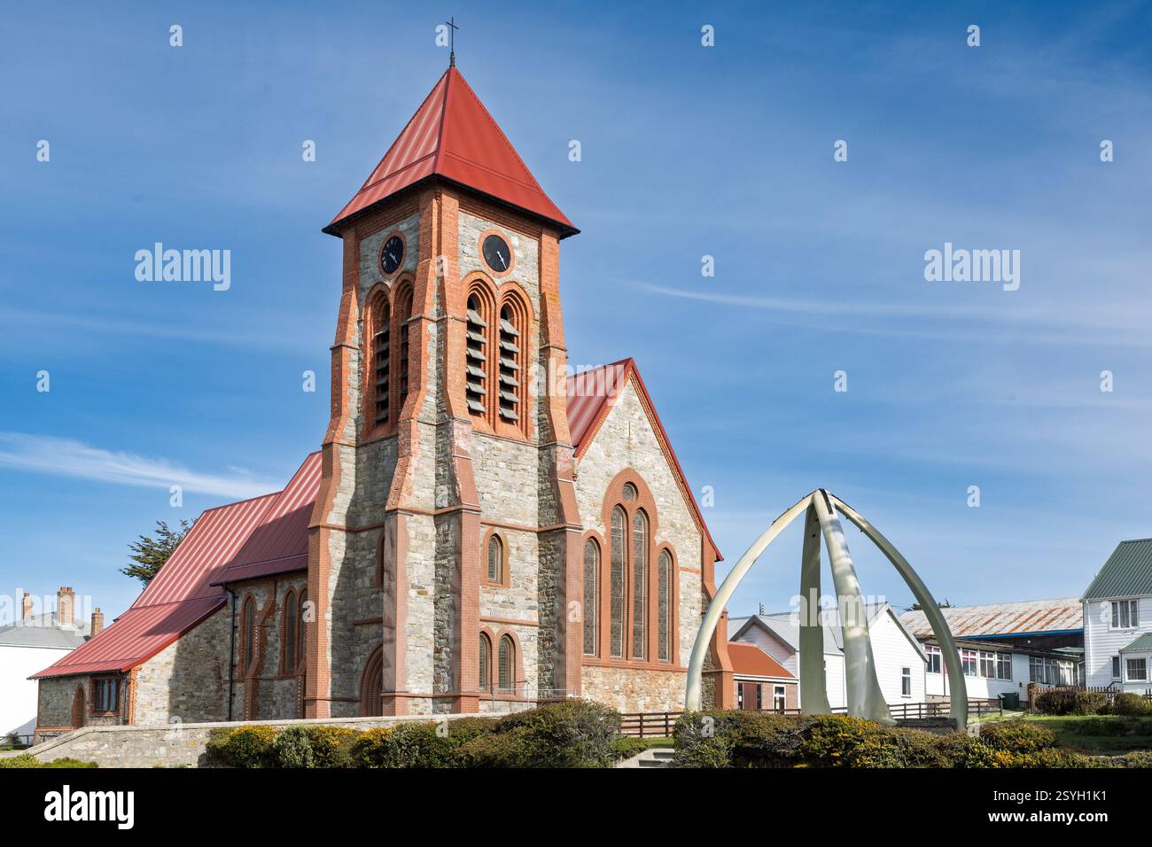 Whale Bone Arch, erected in 1933 to mark 100 years of continuous ...