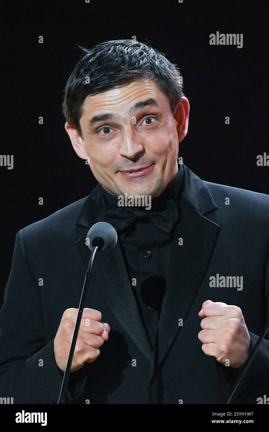 Paris, France. 25th Feb, 2025. Loic Espuche receive the best animated ...