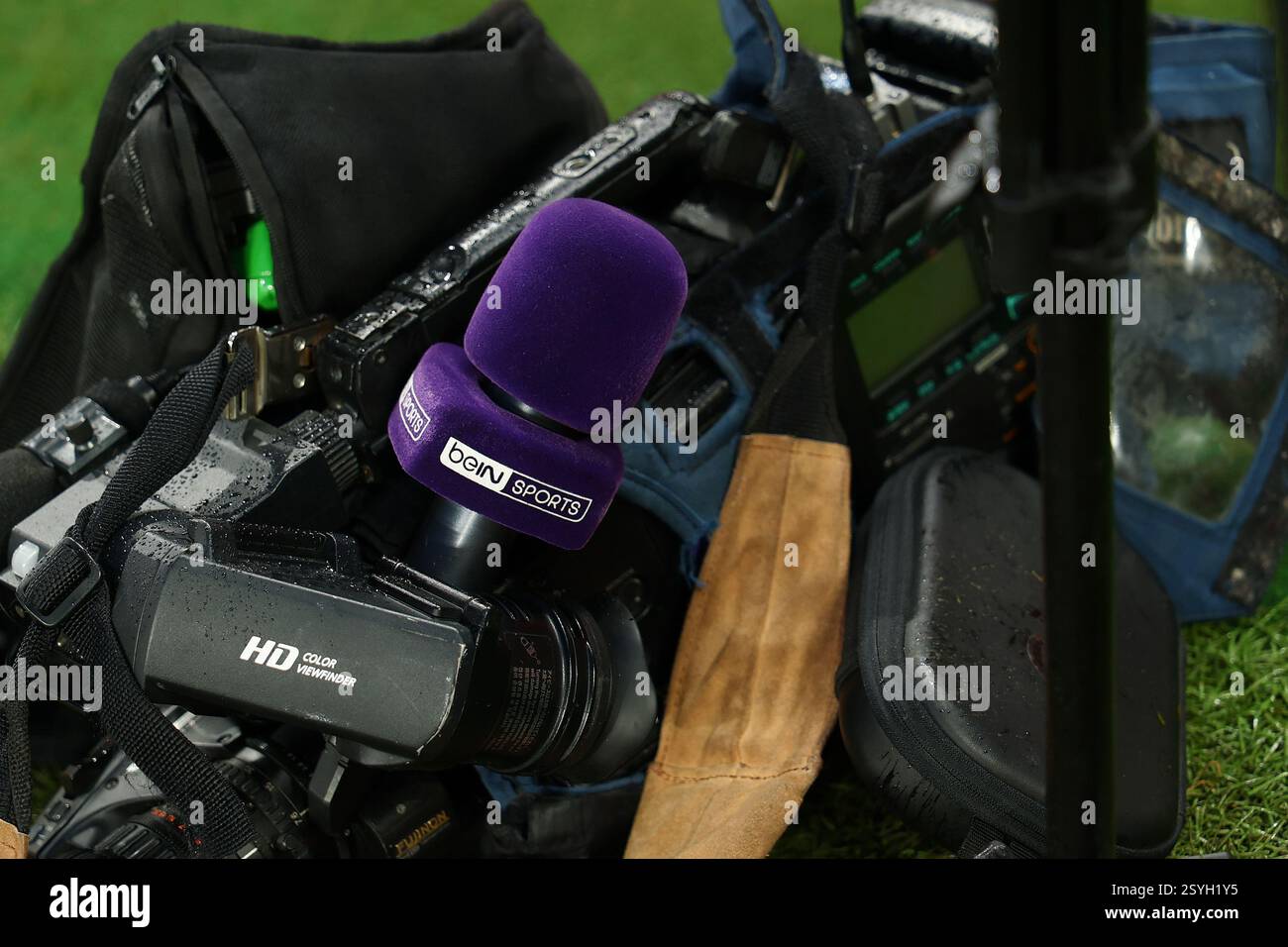 beIN Sports branded microphone - Manchester United v Ipswich Town ...
