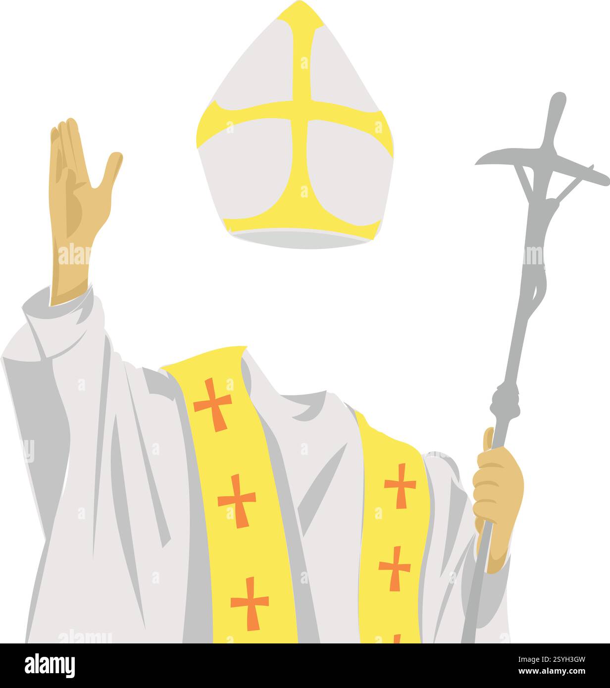 new Pope flat style. vector illustration Stock Vector Image & Art - Alamy