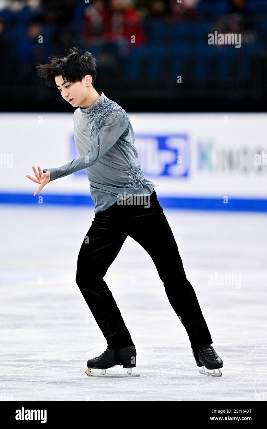 Shunsuke NAKAMURA (JPN), during Junior Men Free Skating, at the ISU ...