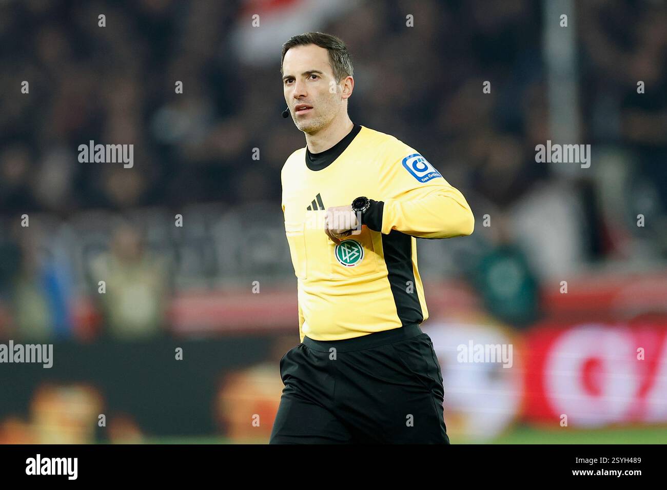 im Bild: Schiedsrichter Benjamin Brand, 28.02.2025, Fussball ...