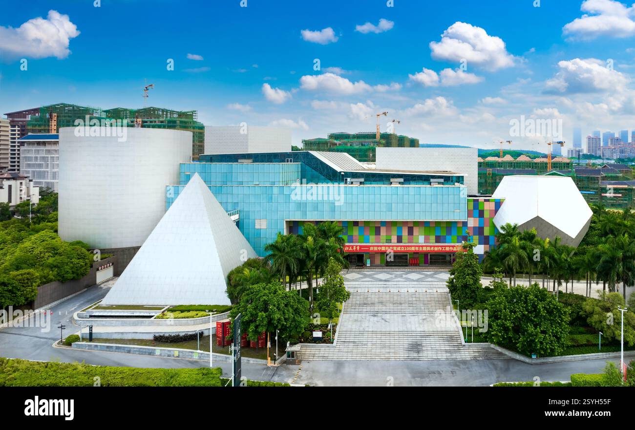 Aerial photography of Guangxi Art Museum, China Stock Photo - Alamy
