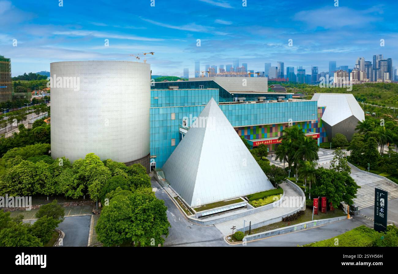 Aerial photography of Guangxi Art Museum, China Stock Photo - Alamy