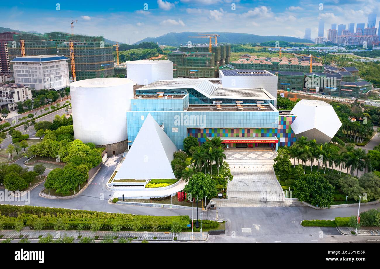 Aerial photography of Guangxi Art Museum, China Stock Photo - Alamy