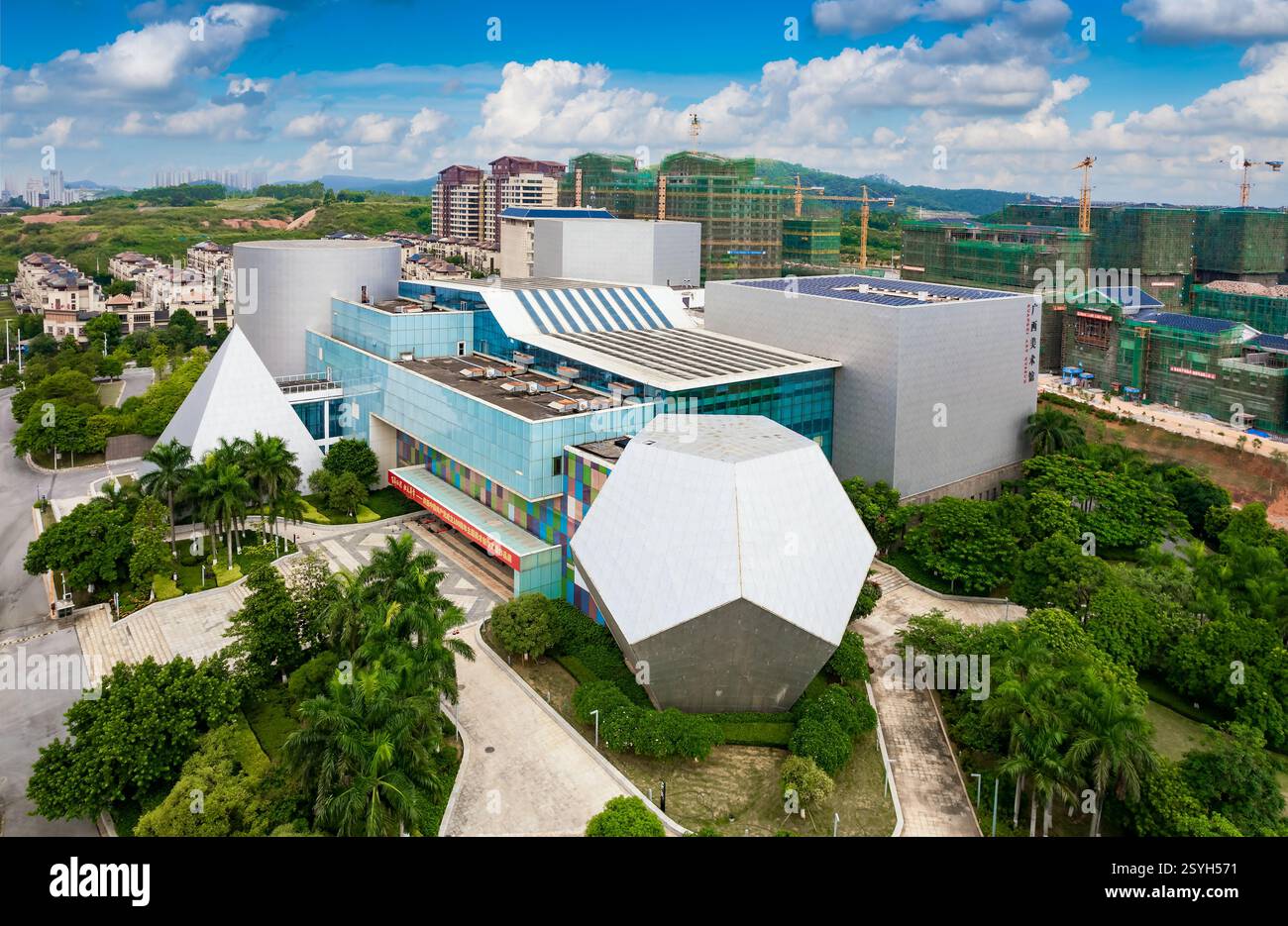 Aerial photography of Guangxi Art Museum, China Stock Photo - Alamy
