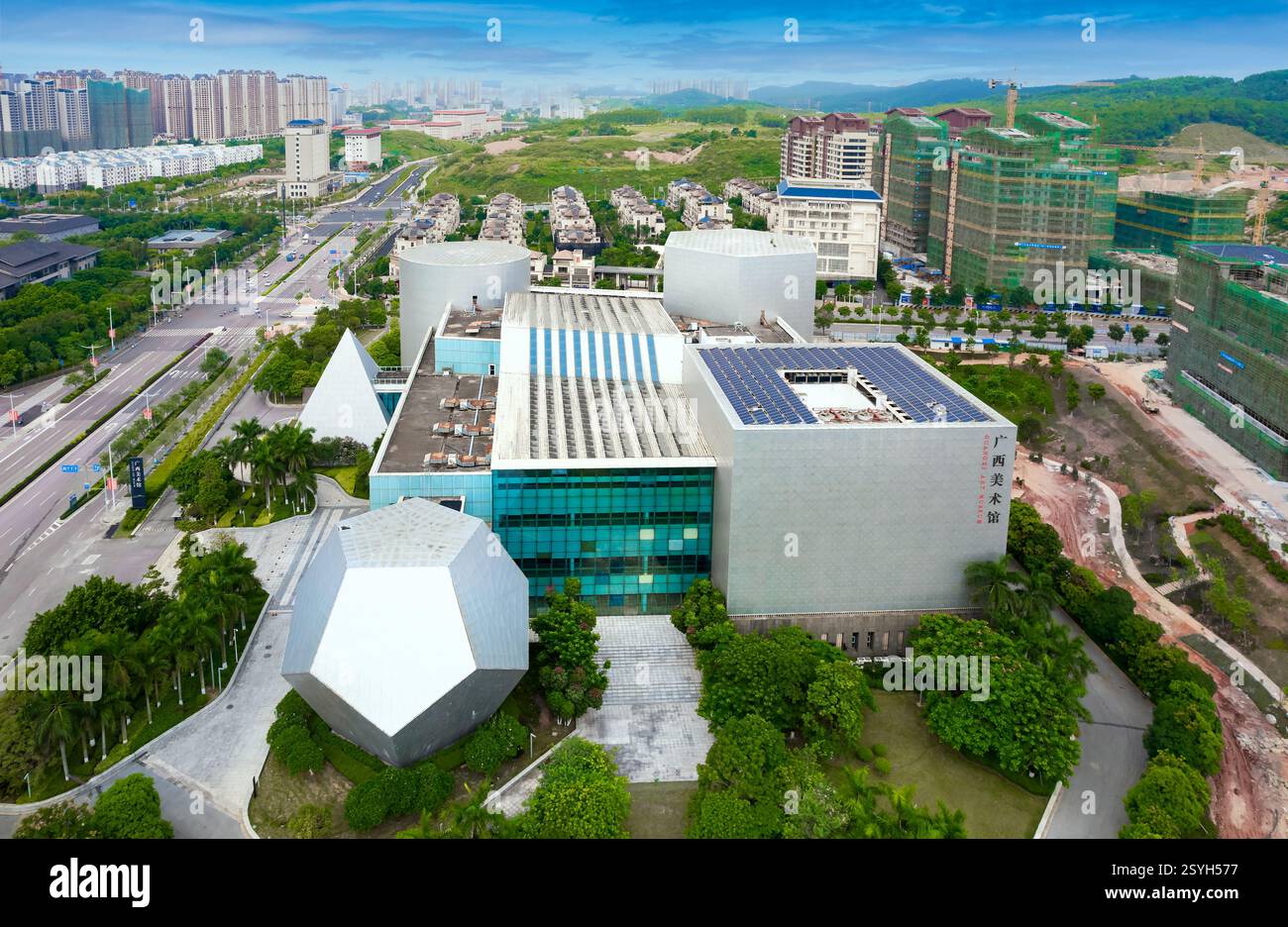 Aerial photography of Guangxi Art Museum, China Stock Photo - Alamy
