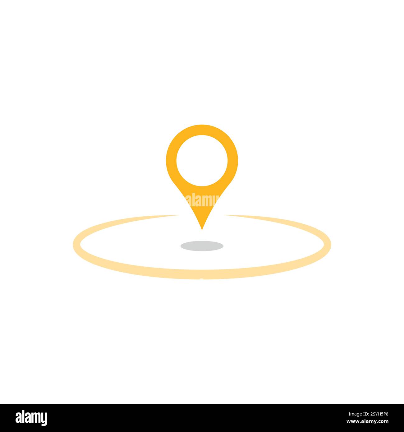 Location map pointer icon. Map pointers in flat style, location pin line icon, Navigation sign ...