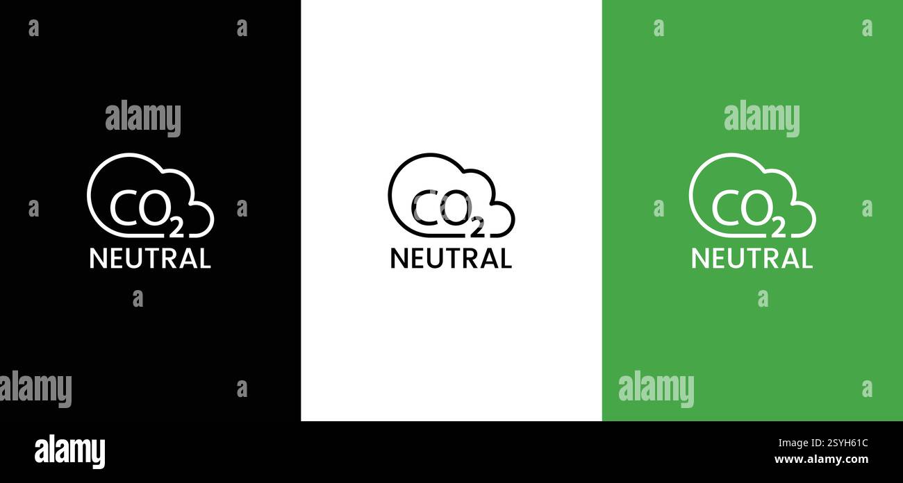 Carbon footprint emission ecology Stock Vector Images - Alamy