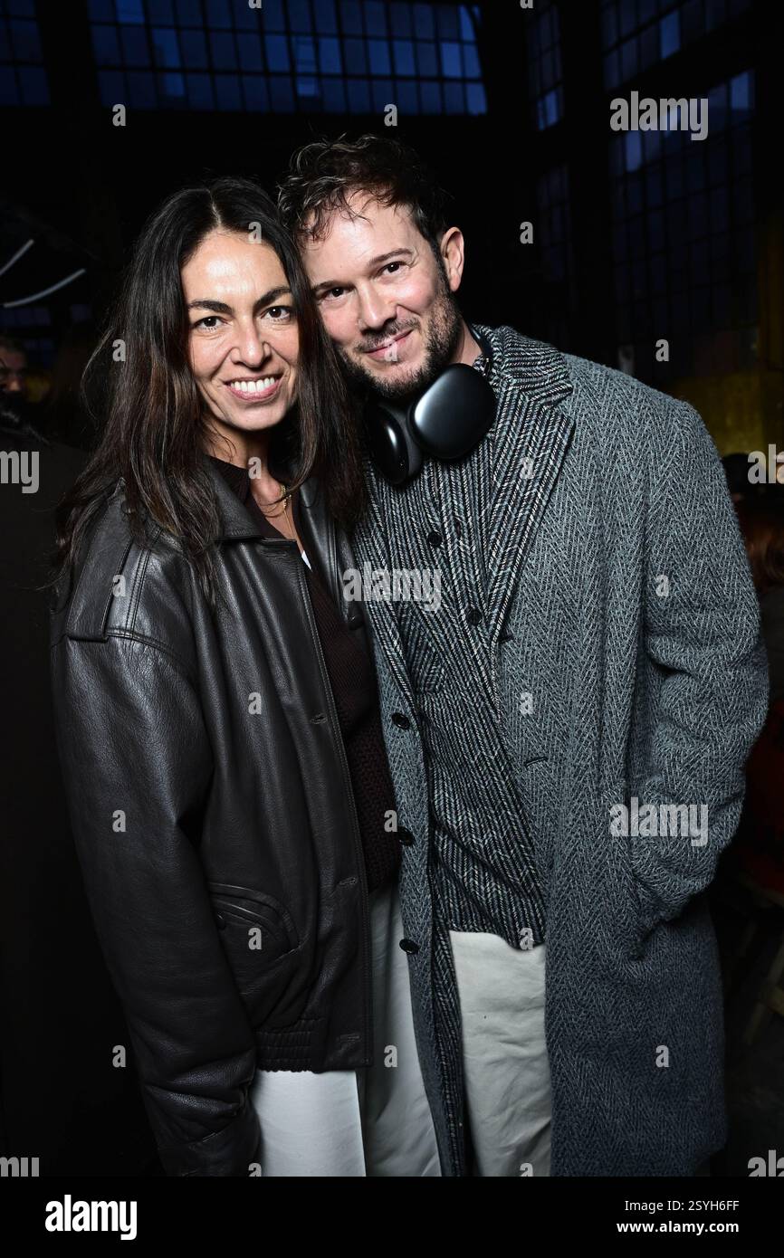 Italy. 28th Feb, 2025. Viviana Volpicella, Paolo Stella Milano Fashion ...