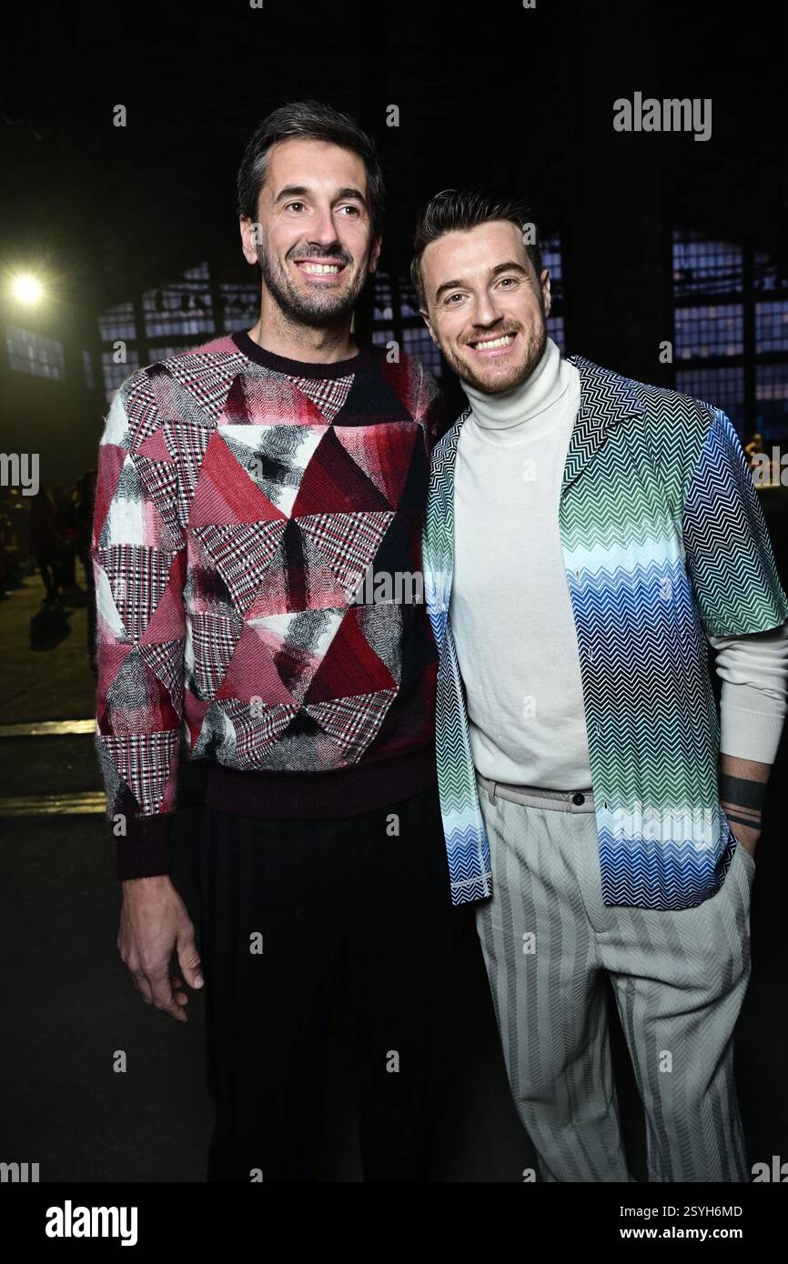 Italy. 28th Feb, 2025. Ottavio Jr Missoni, Giacomo Missoni Milano ...