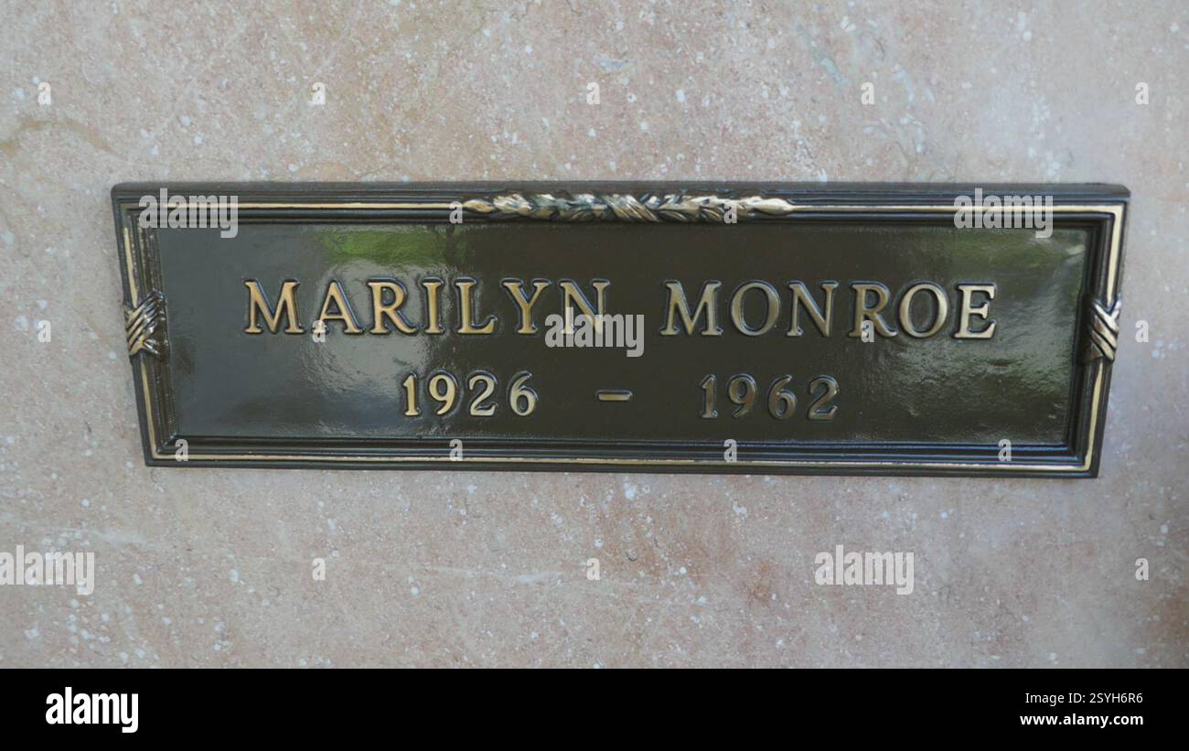 Los Angeles, California, USA 28th February 2025 Actress Marilyn Monroe ...