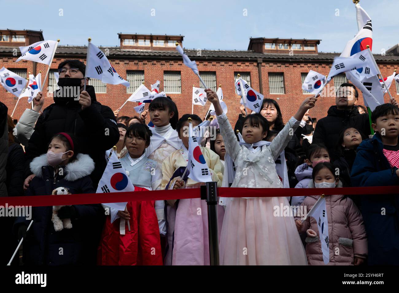 Seoul, South Korea. 1st Mar, 2025. People attend an event marking the ...