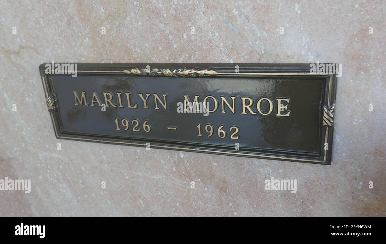 Los Angeles, California, USA 28th February 2025 Actress Marilyn Monroe ...
