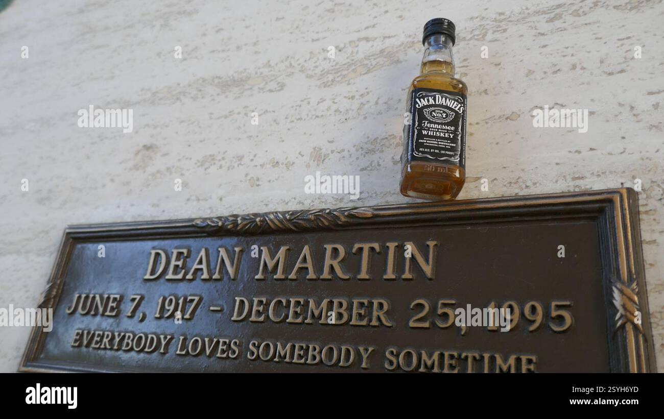 Los Angeles, California, USA 28th February 2025 Jack Daniels Bottle on ...
