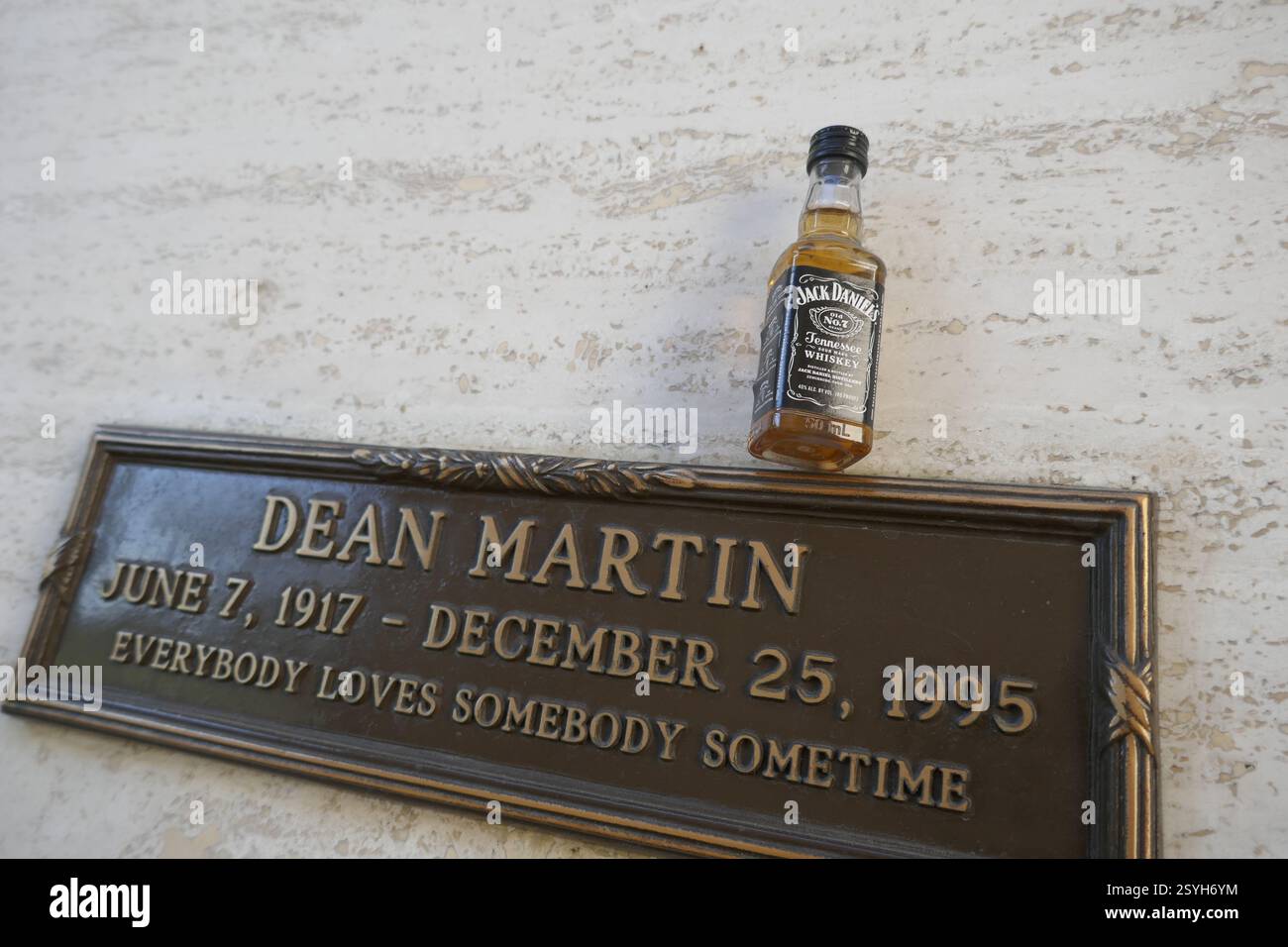 Los Angeles, California, USA 28th February 2025 Jack Daniels Bottle on ...