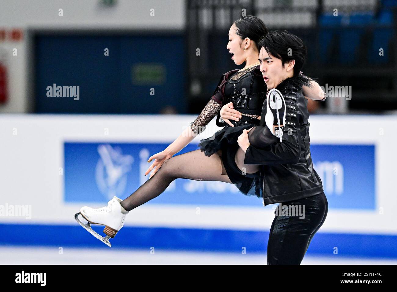 Sara KISHIMOTO & Atsuhiko TAMURA (JPN), during Junior Ice Dance Free ...