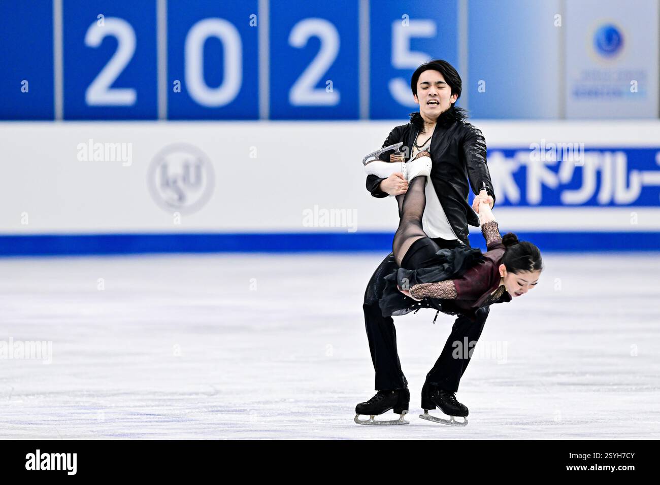 Sara KISHIMOTO & Atsuhiko TAMURA (JPN), during Junior Ice Dance Free ...