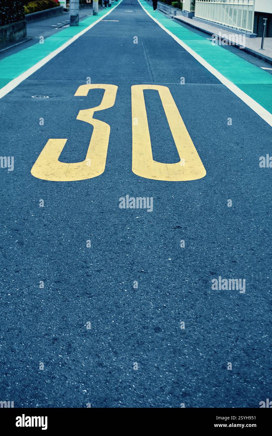 Japanese road warning sign hi-res stock photography and images - Alamy