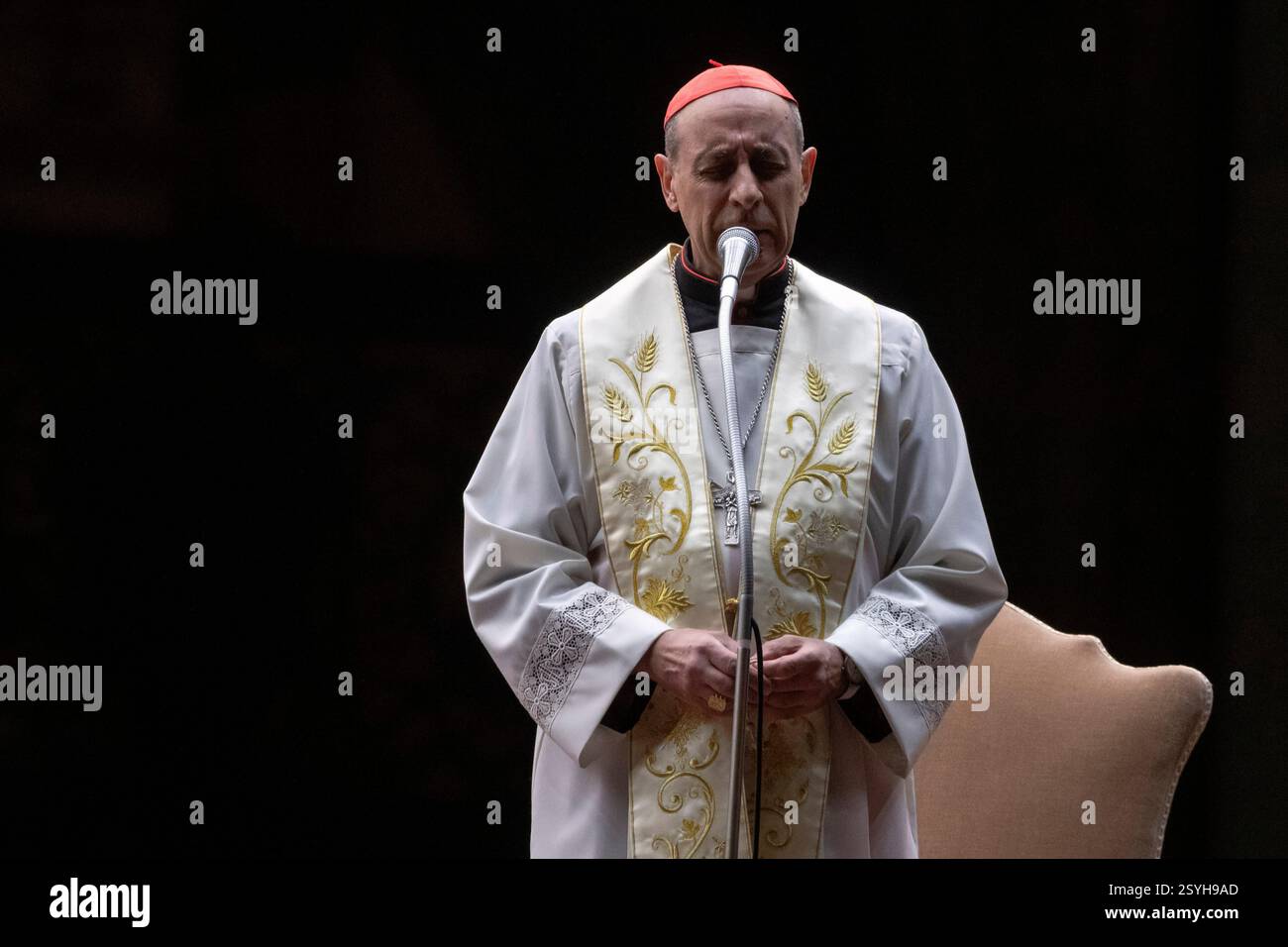 Vatican City, Vatican, 28 February 2025. Cardinal Víctor Manuel ...