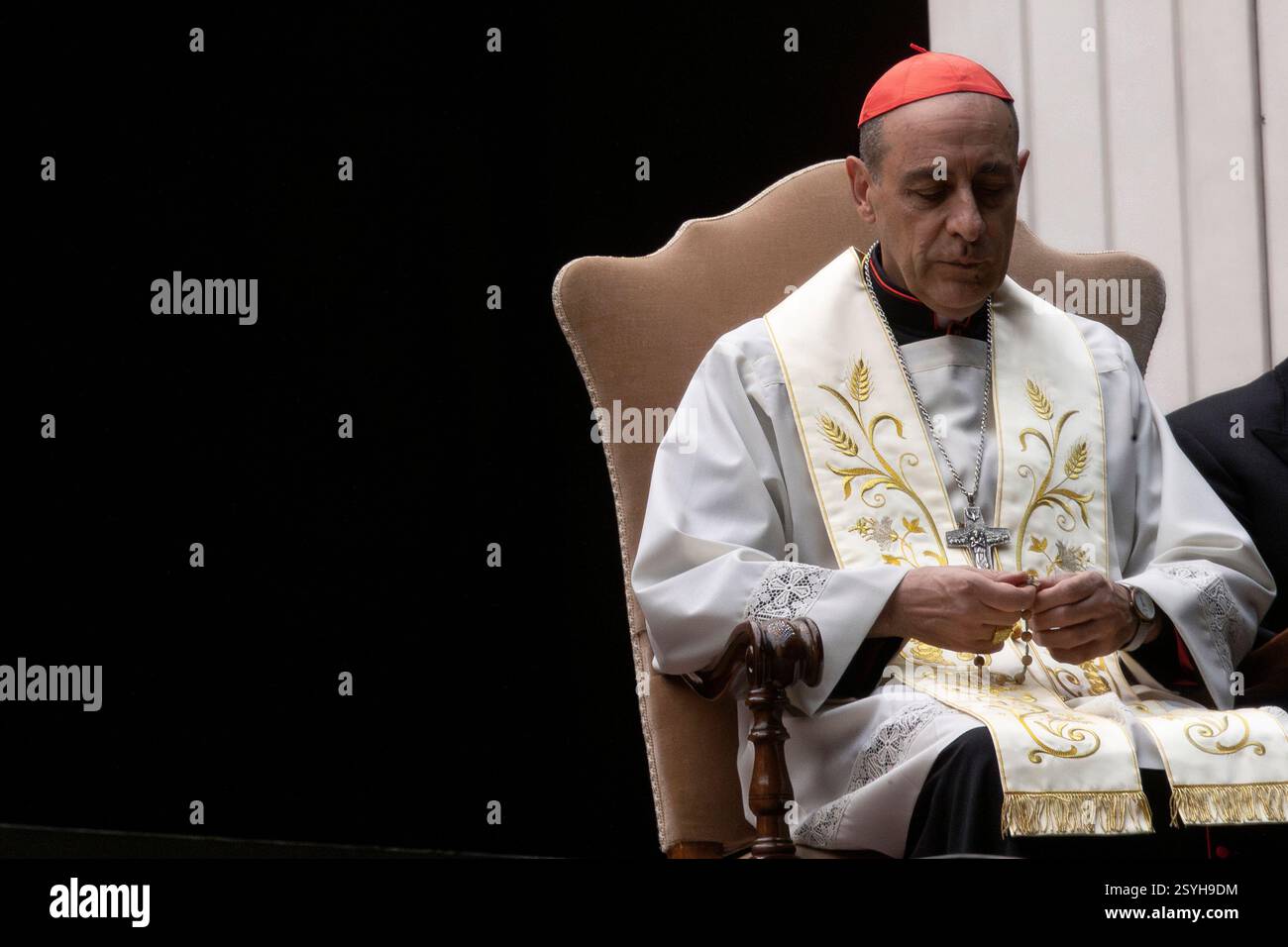 Vatican City, Vatican, 28 February 2025. Cardinal Víctor Manuel ...