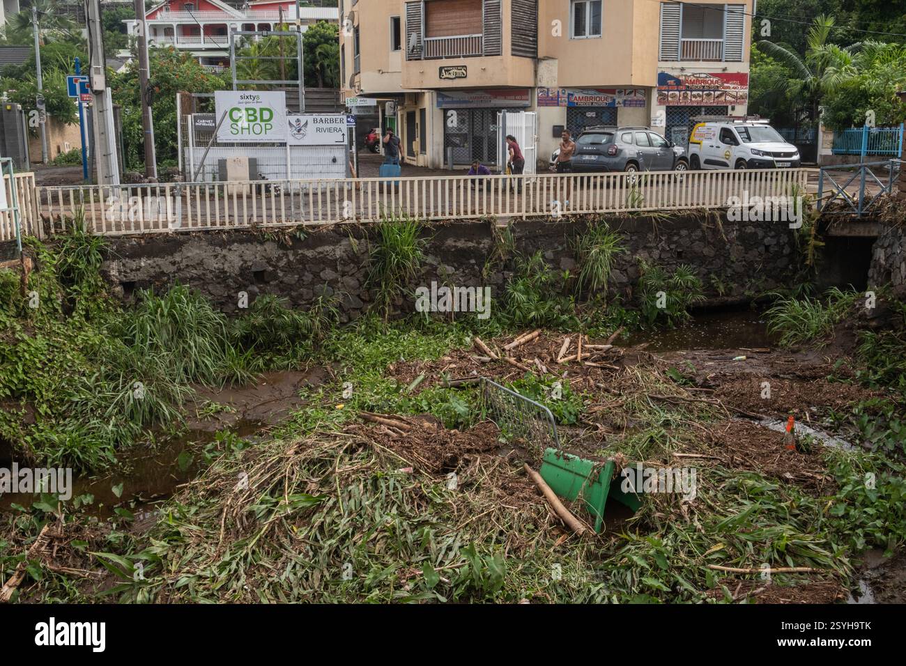 Saint Gilles Les Bains, France. 01st Mar, 2025. 24 hours after the ...