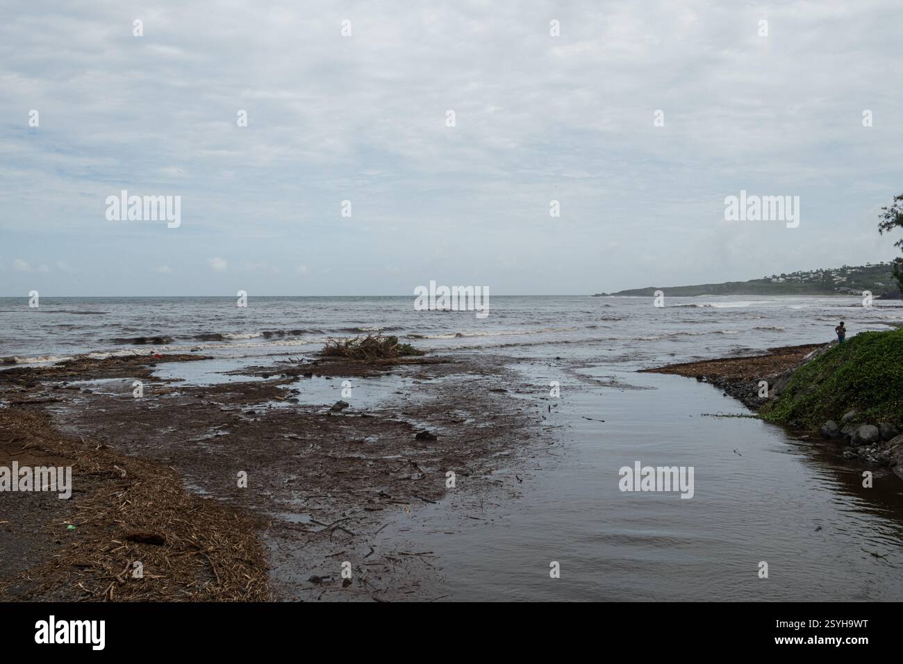 Saint Leu, France. 01st Mar, 2025. 24 hours after the seventh cyclone ...