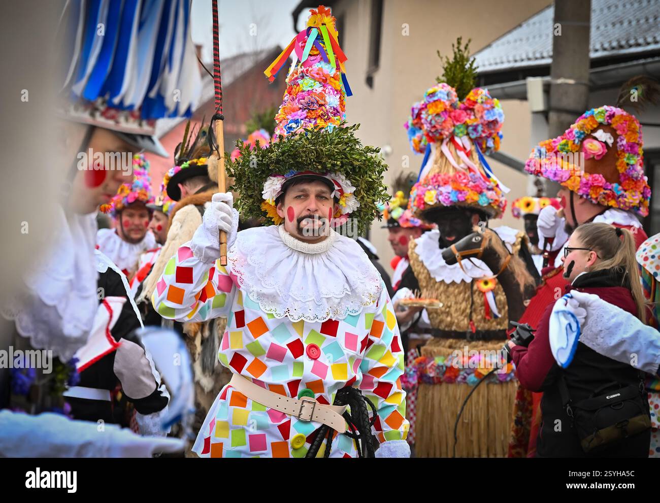 Heralec, Czech Republic. 01st Mar, 2025. Old Bohemian carnival ...