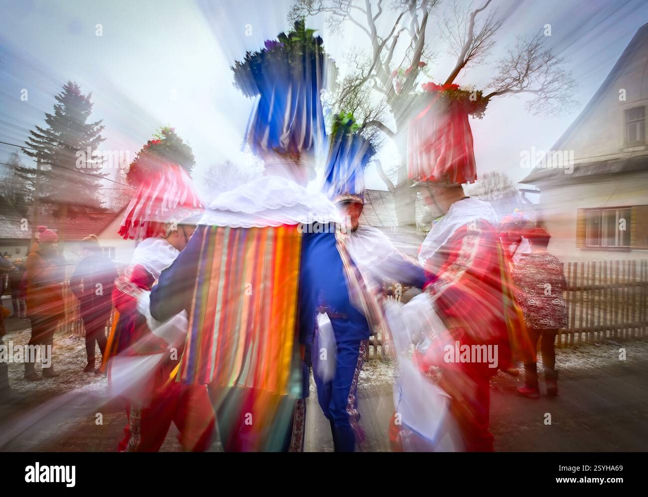 Heralec, Czech Republic. 01st Mar, 2025. Old Bohemian carnival ...