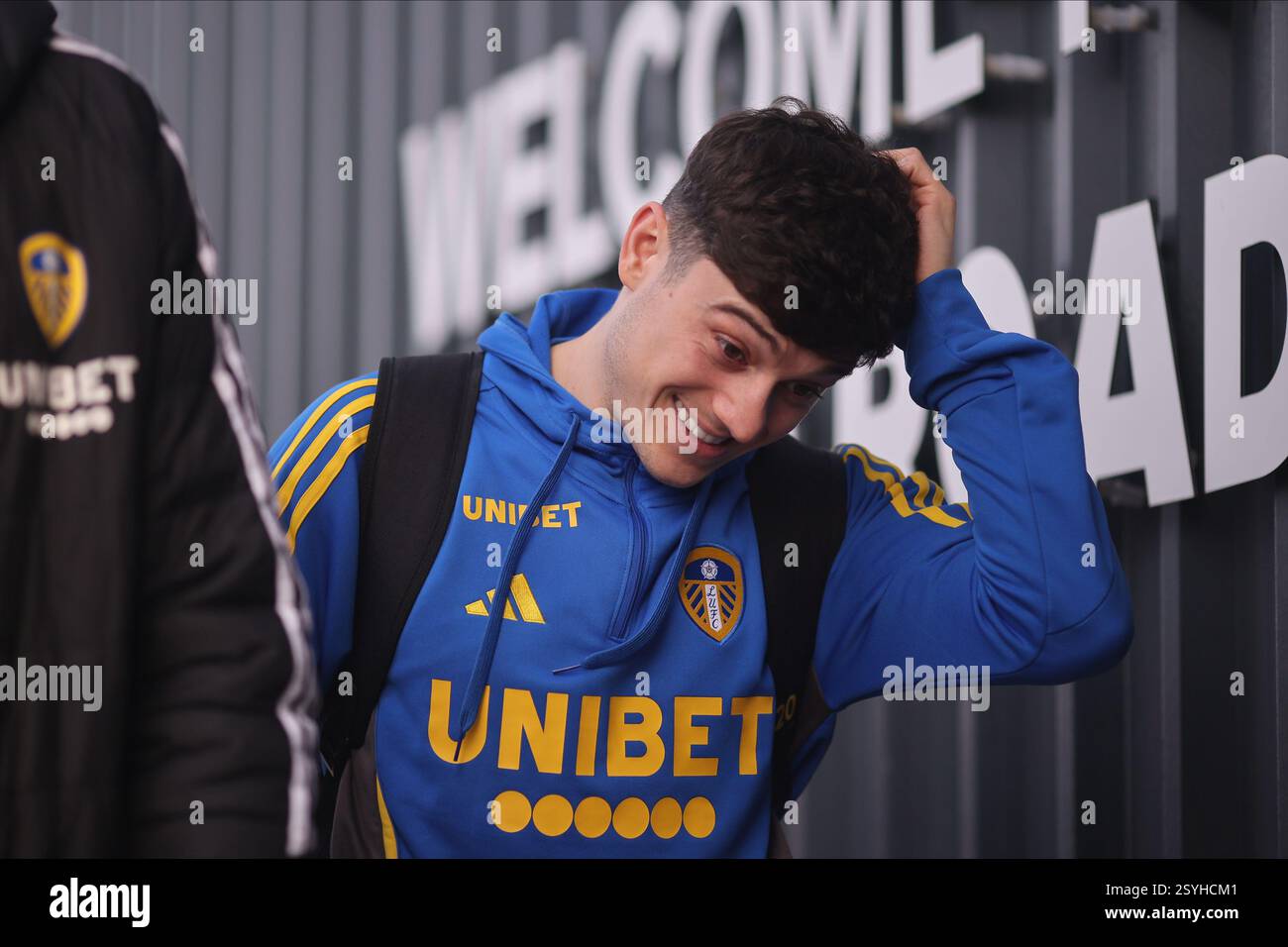 Daniel James (Leeds United) arriving before the Sky Bet Championship ...