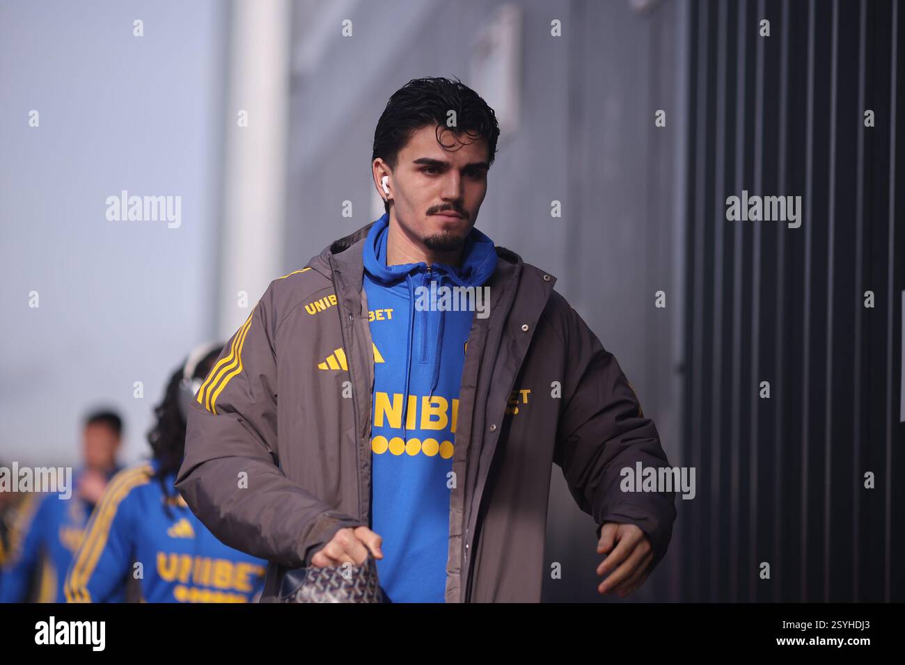 Pascal Struijk (Leeds United) arriving before the Sky Bet Championship ...
