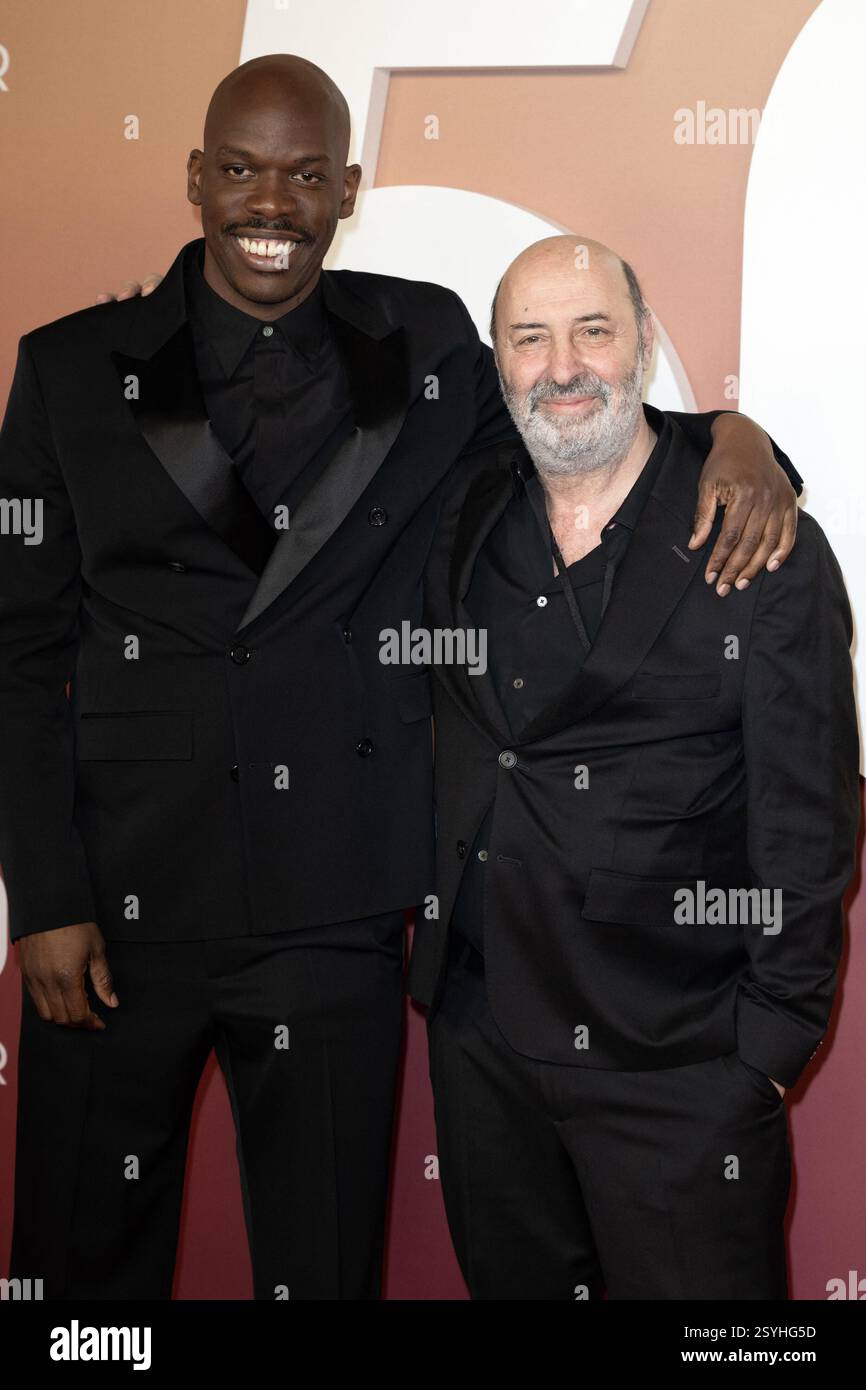 Paris, France. 28th Feb, 2025. Jean-Pascal Zadi and Cedric Klapisch ...