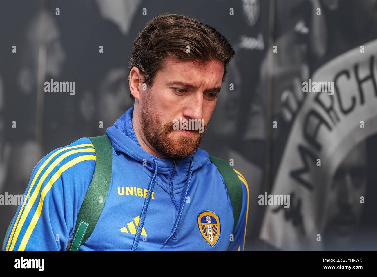Leeds, UK. 01st Mar, 2025. Joe Rothwell of Leeds United arrives during ...